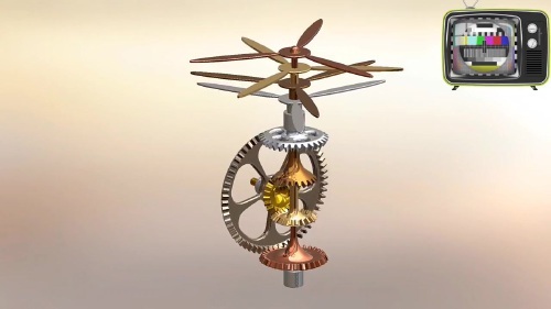 4螺旋桨同轴传动螺旋桨传动