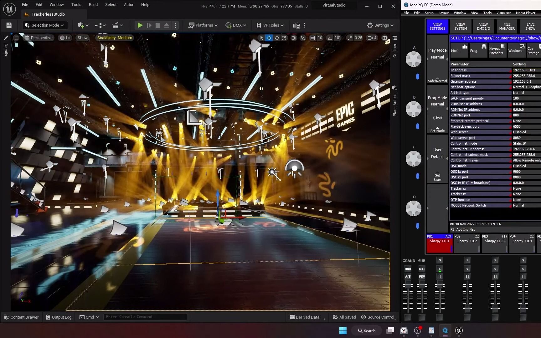 Unreal Engine 5.1 DMX 灯光工作流程 | 新技巧和新窍门