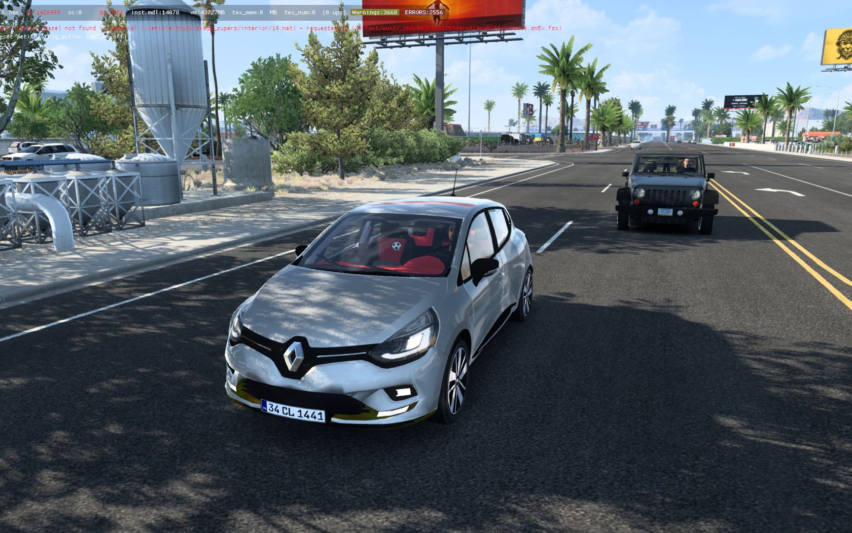 欧美卡通用mod:雷诺CLIO IV V1.44