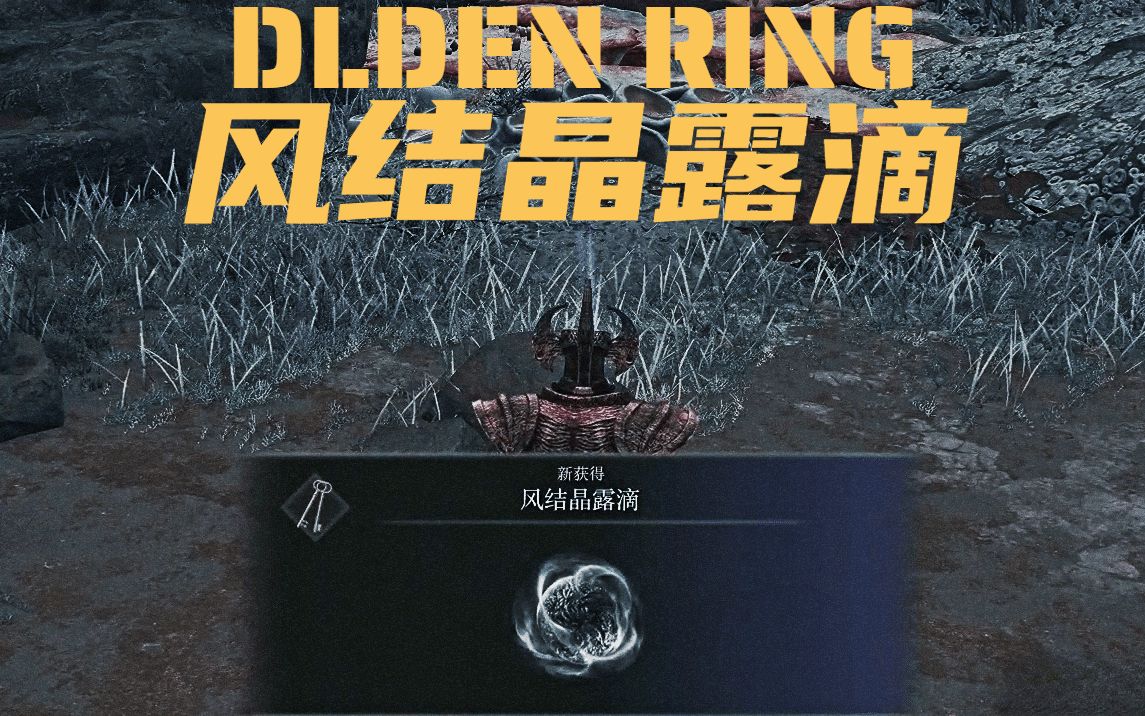 【艾尔登法环】艾奥尼亚南岸:风结晶露滴获取及作用说明展示_哔哩...