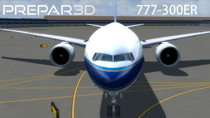 「P3D/模拟飞行」PMDG777系列 从冷舱启动到后推开车过程