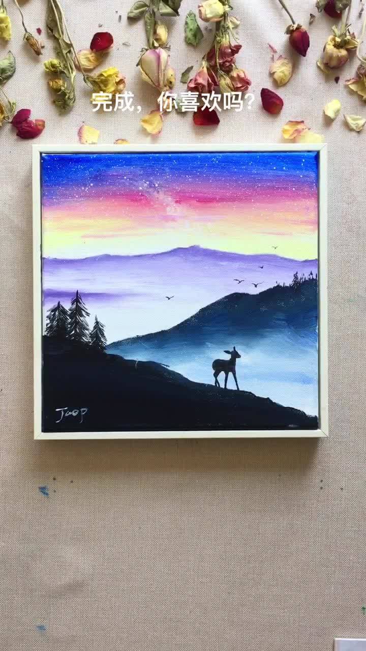 看完就能学会的风景画