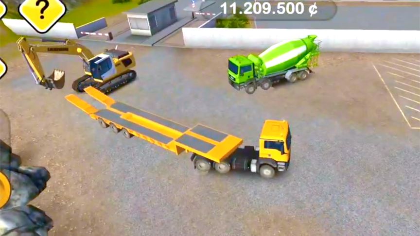 2020施工模拟挖掘机和混凝土搅拌车施工,工程车驾驶模拟器游戏