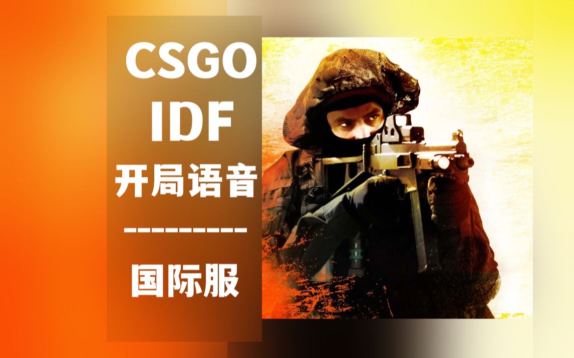 [CSGO/中英字幕] IDF蘑菇头探员 国际服 开局语音_电子竞技热门视频