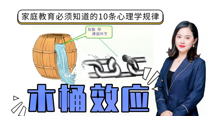 家庭教育必须知道的10条心理学规律(5)--木桶效应