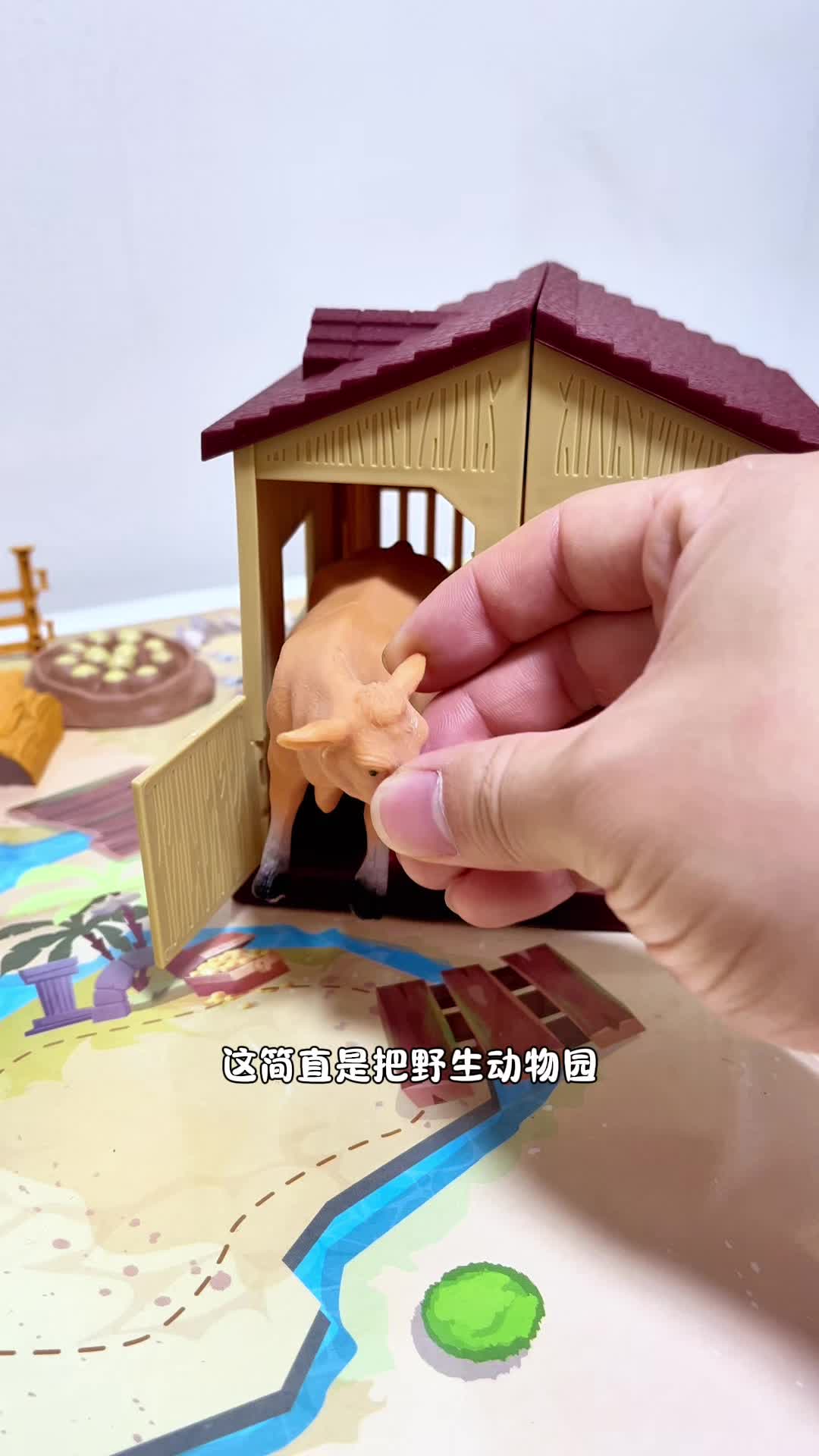 仿真动物模型 把野生动物园把回家是种什么体验!足足几十种仿真动物...