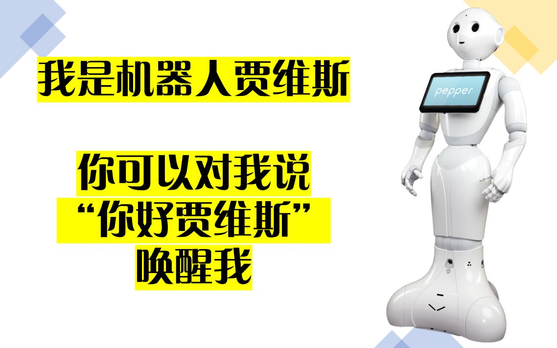 [你好贾维斯] Pepper机器人简单对话交互开发演示
