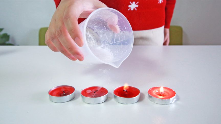 灭火器的原理是什么?自制二氧化碳气体,试试看效果如何!