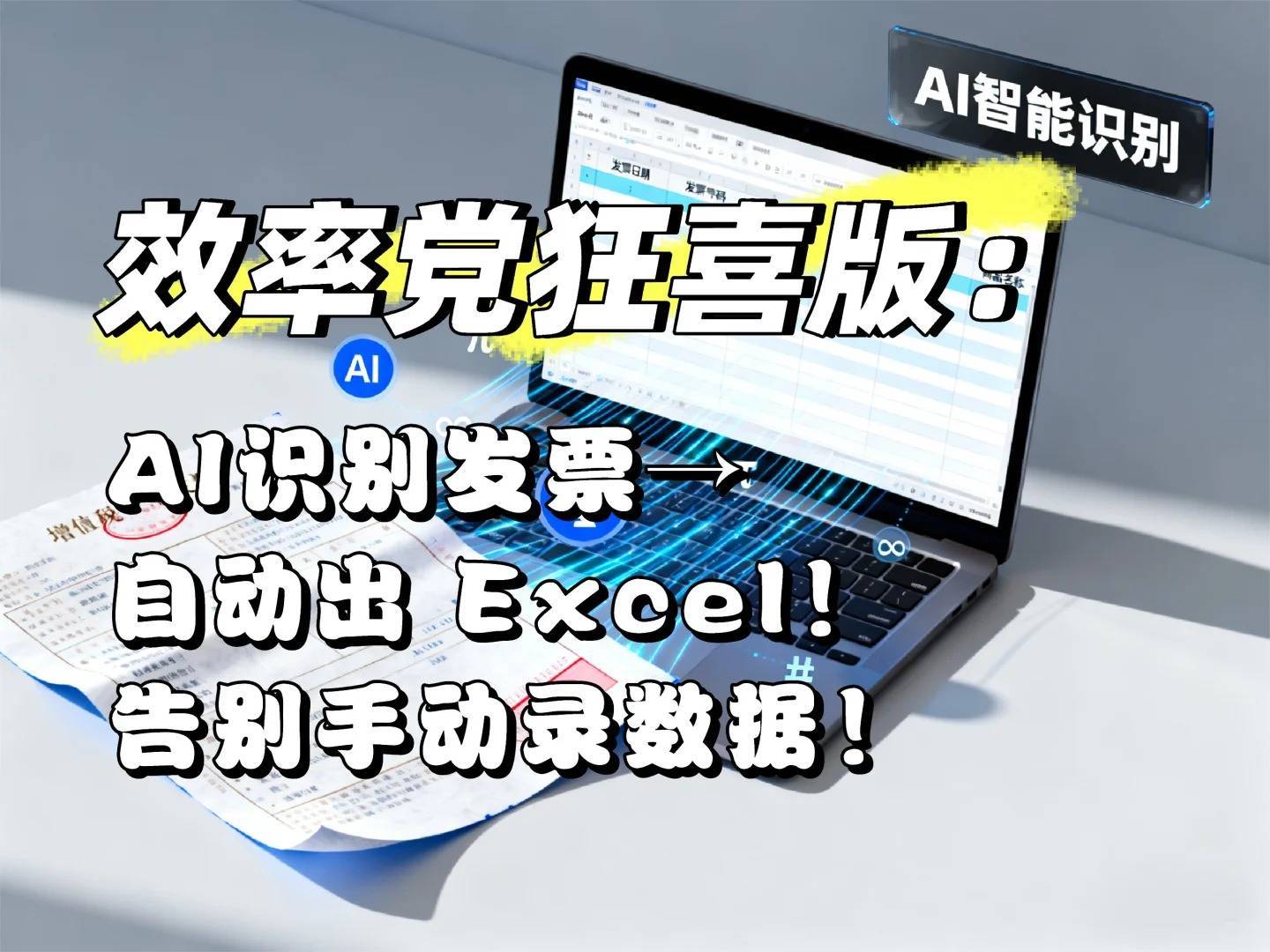 谁懂啊!录发票的苦 AI 救了!