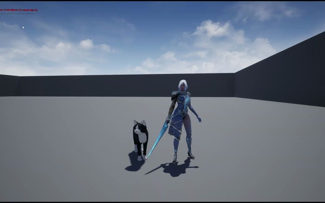 UE4 商城 4月免费内容 (像素猫 LowPoly Cats) 展示