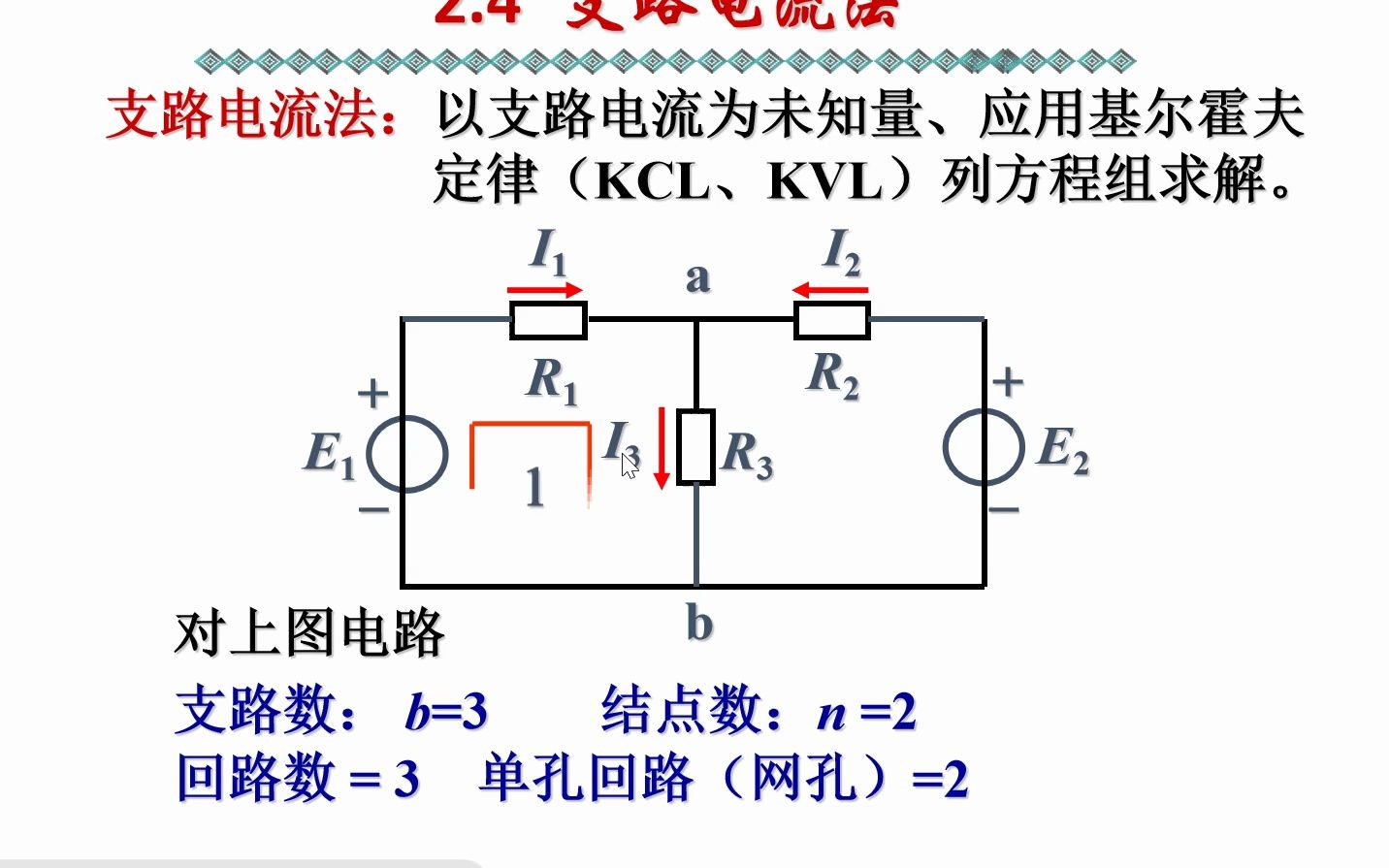2-4 支路电流法(电工学)