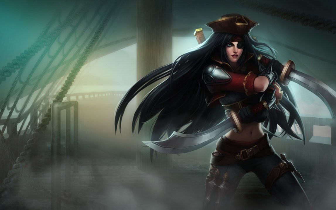LOL英雄联盟手游 海贼魅影 卡特琳娜 皮肤视频 Bilgewater Katarina ...