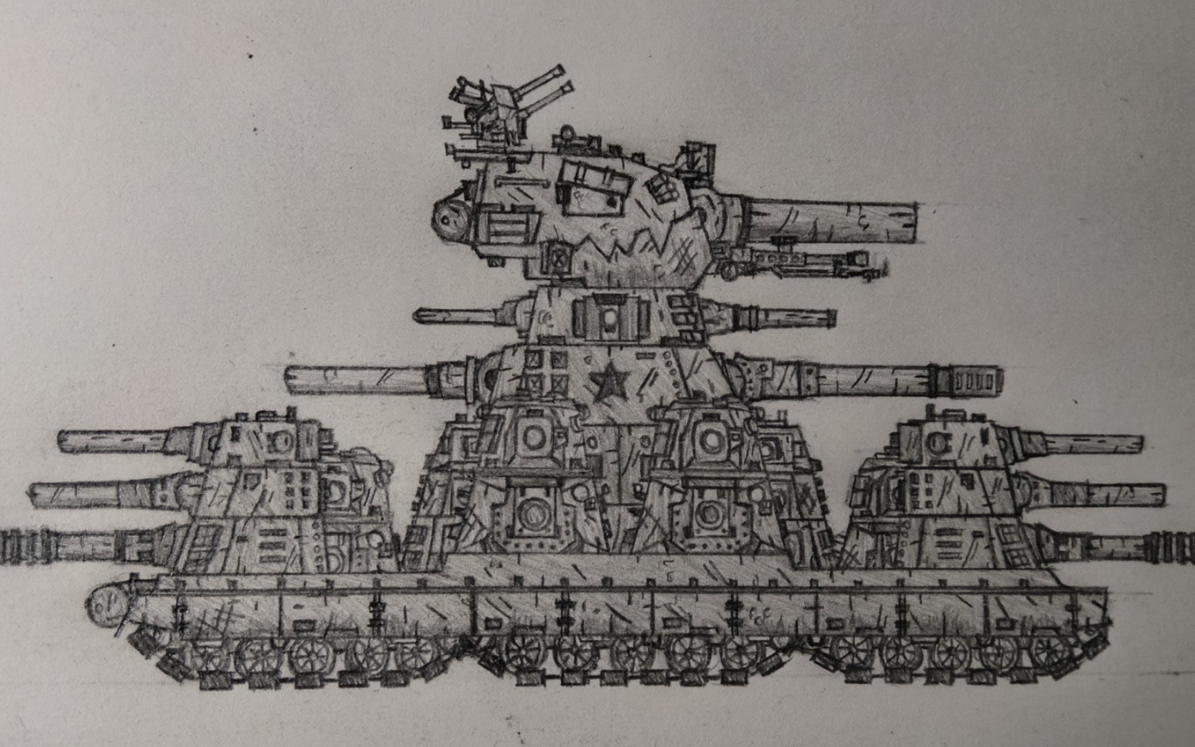 【坦克绘画】KV-44LS
