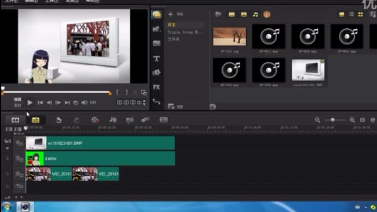 会声会影X8进行视频抠图制作的方法