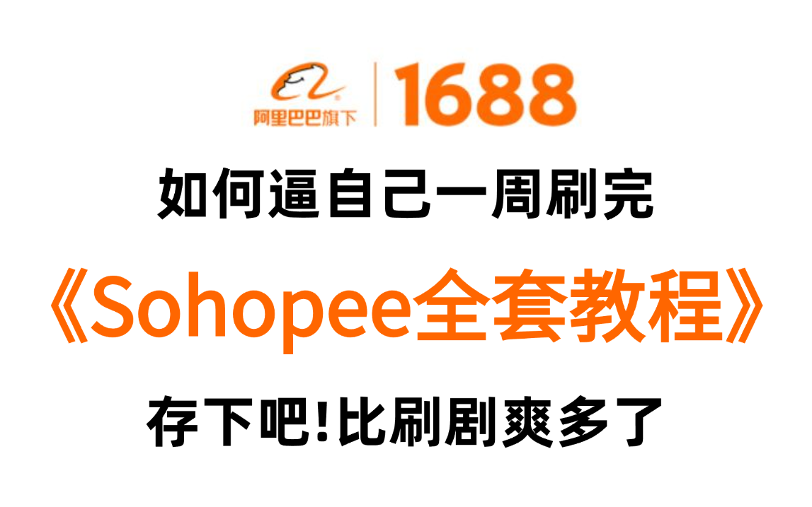 ...ee虾皮跨境电商运营全套零基础视频教程 (从入门到精通,日出百单!)