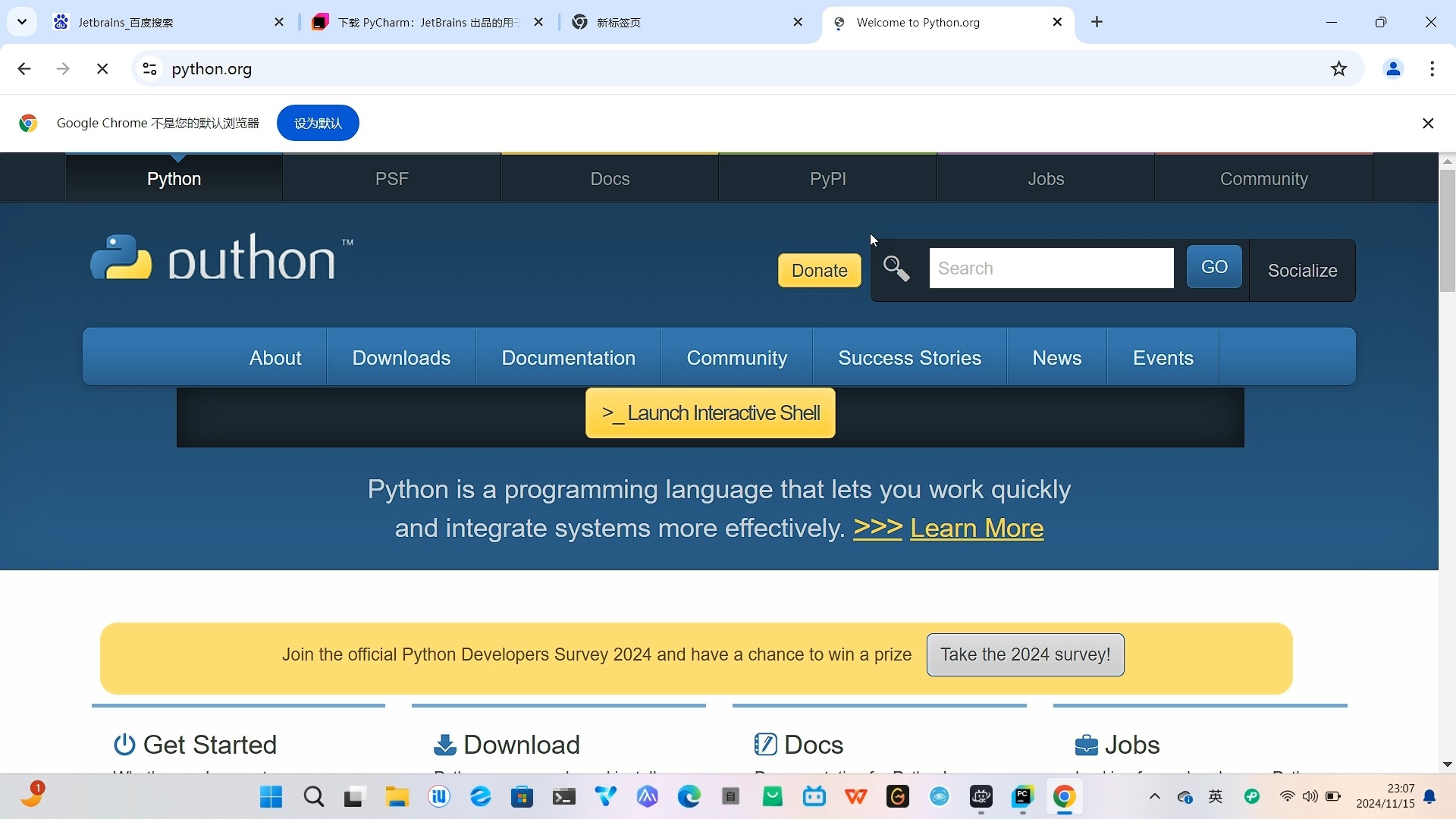 Python以及Pycharm免费版(不要信所谓的送专业版)安装教程,不作假,最...