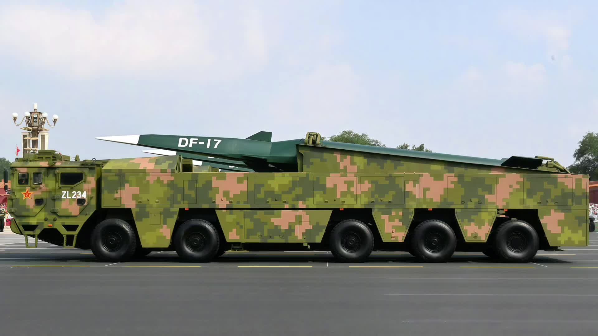 “东风17”打击范围覆盖日本全境,且没有任何拦截可能性? #东风17 #...