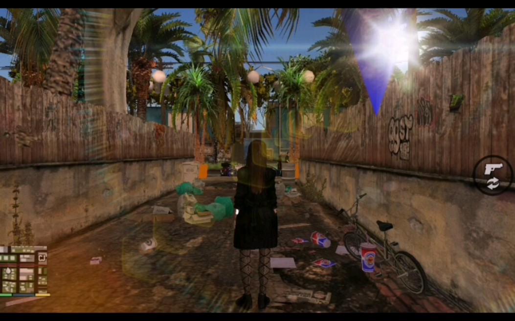 447MB的 GTASA PROJECT INSANITY 低配底包版 V7,适合加车模人物...