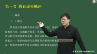 教师考试视频课程辅导 班级管理、课外活动