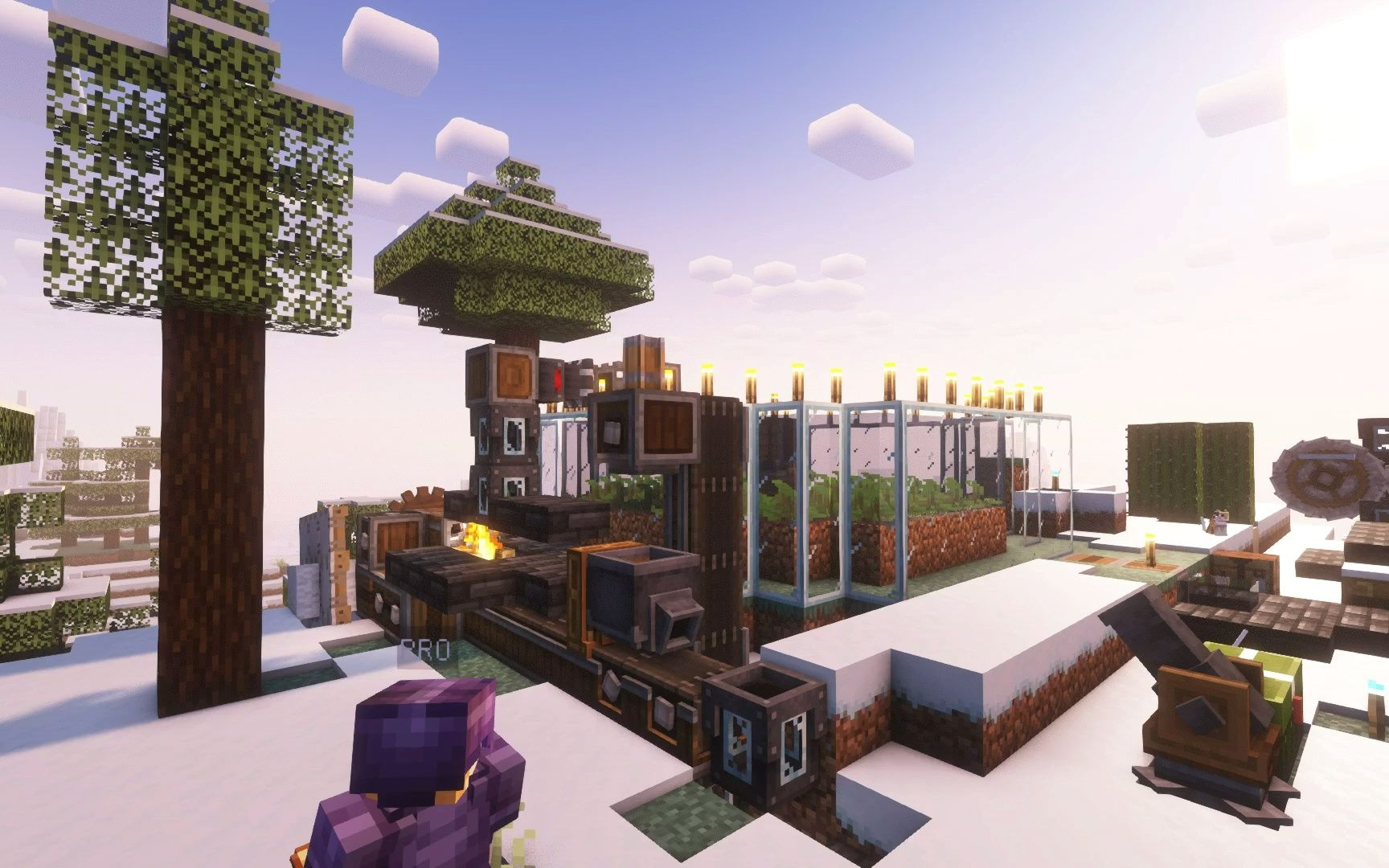 [机械动力]简易实用海带只因_我的世界