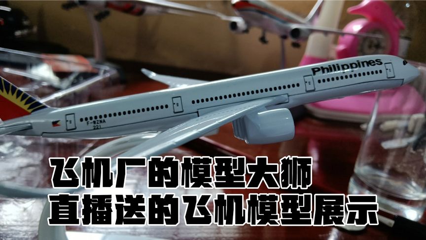 飞机厂的模型大狮直播送的飞机模型展示