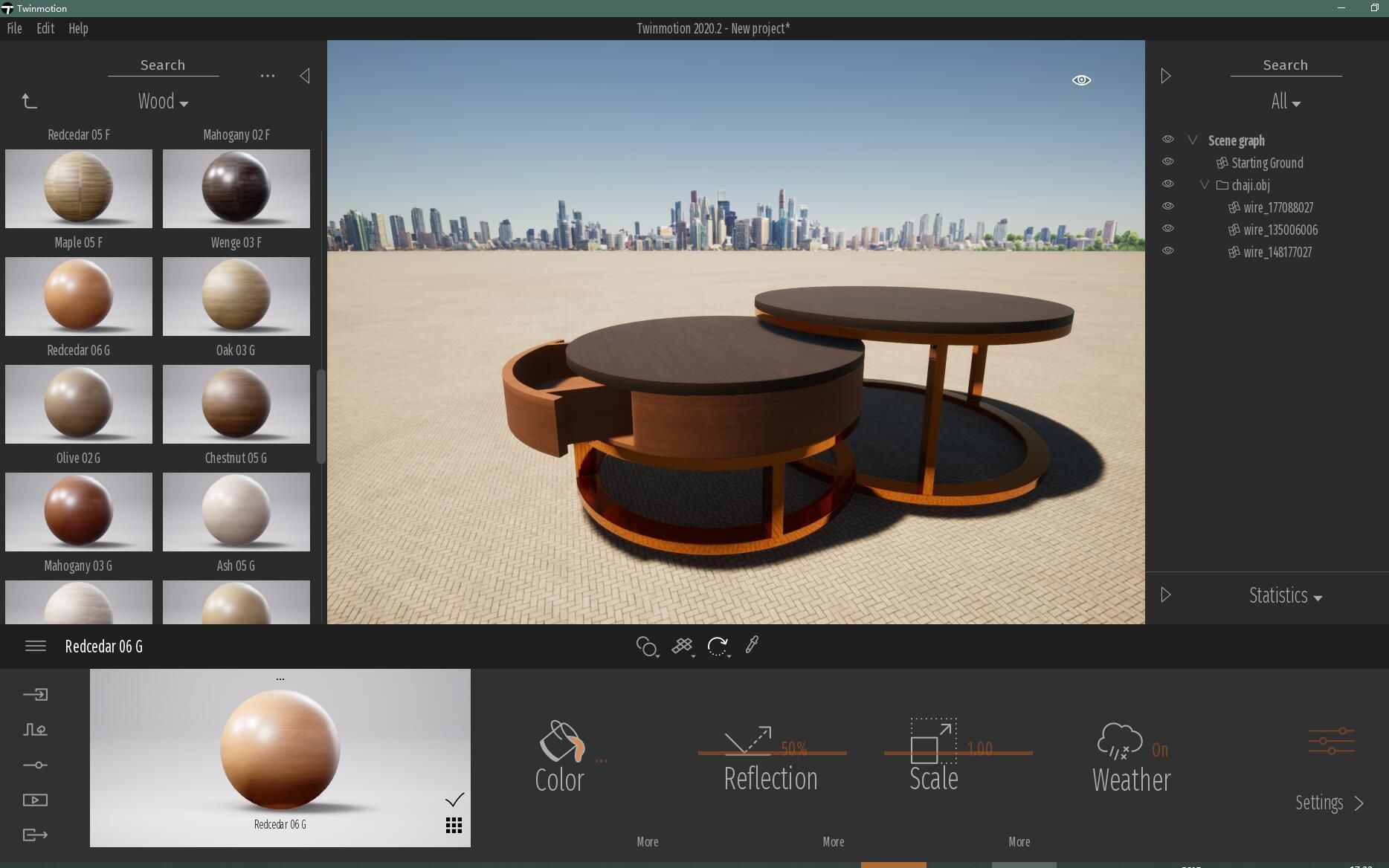 max模型导入twinmotion