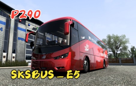 右舵经典SKSBUS_E5大巴,更适合欧卡英国2客运哦1.46