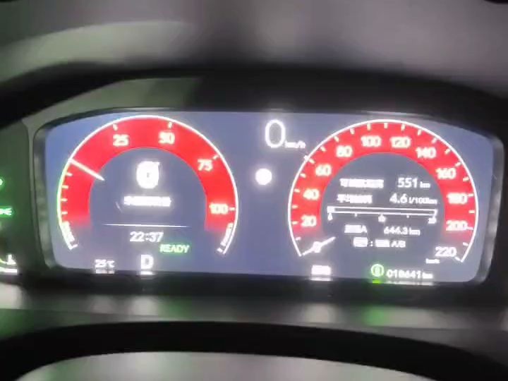 2.0混动思域百公里加速,动力很好