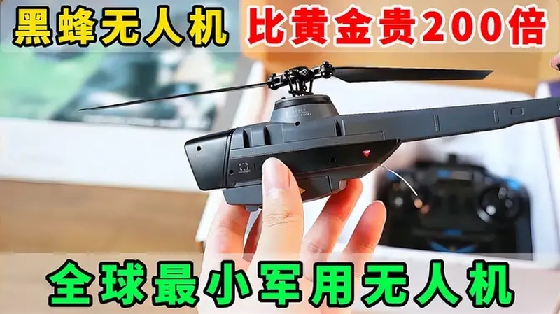 黑蜂无人机,比黄金贵200倍,全球最小的军用无人机 !