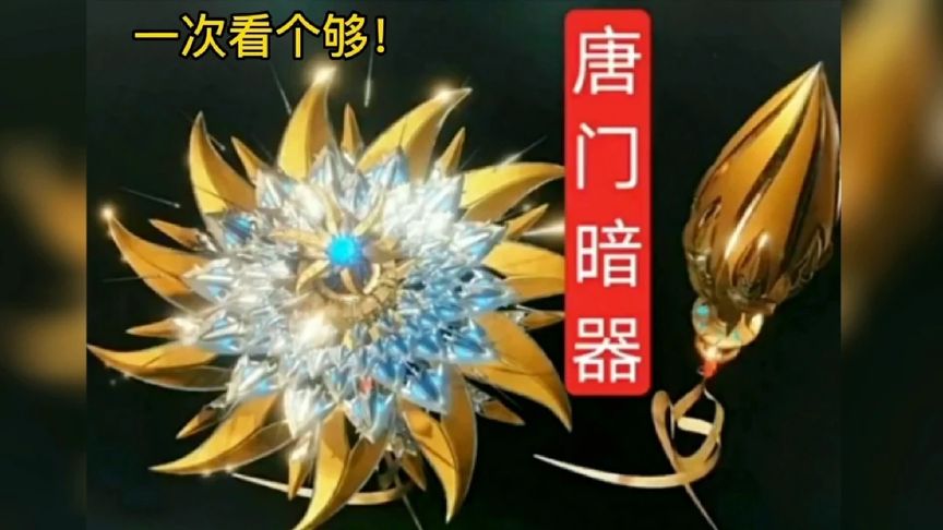 十几类唐门暗器一次看个够!暗器集合啦