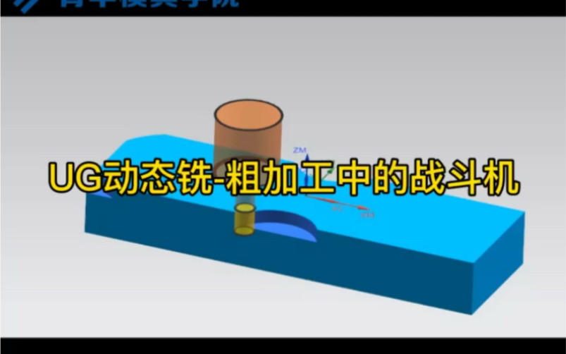 UG动态铣-粗加工中的战斗机ߒ�,颠覆传统粗加工思路,好东西不容...