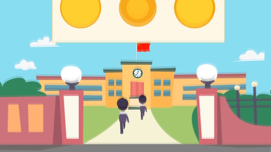 《全民防疫准则》系列科普宣传片-学校篇#一分钟小课堂 #动画制作