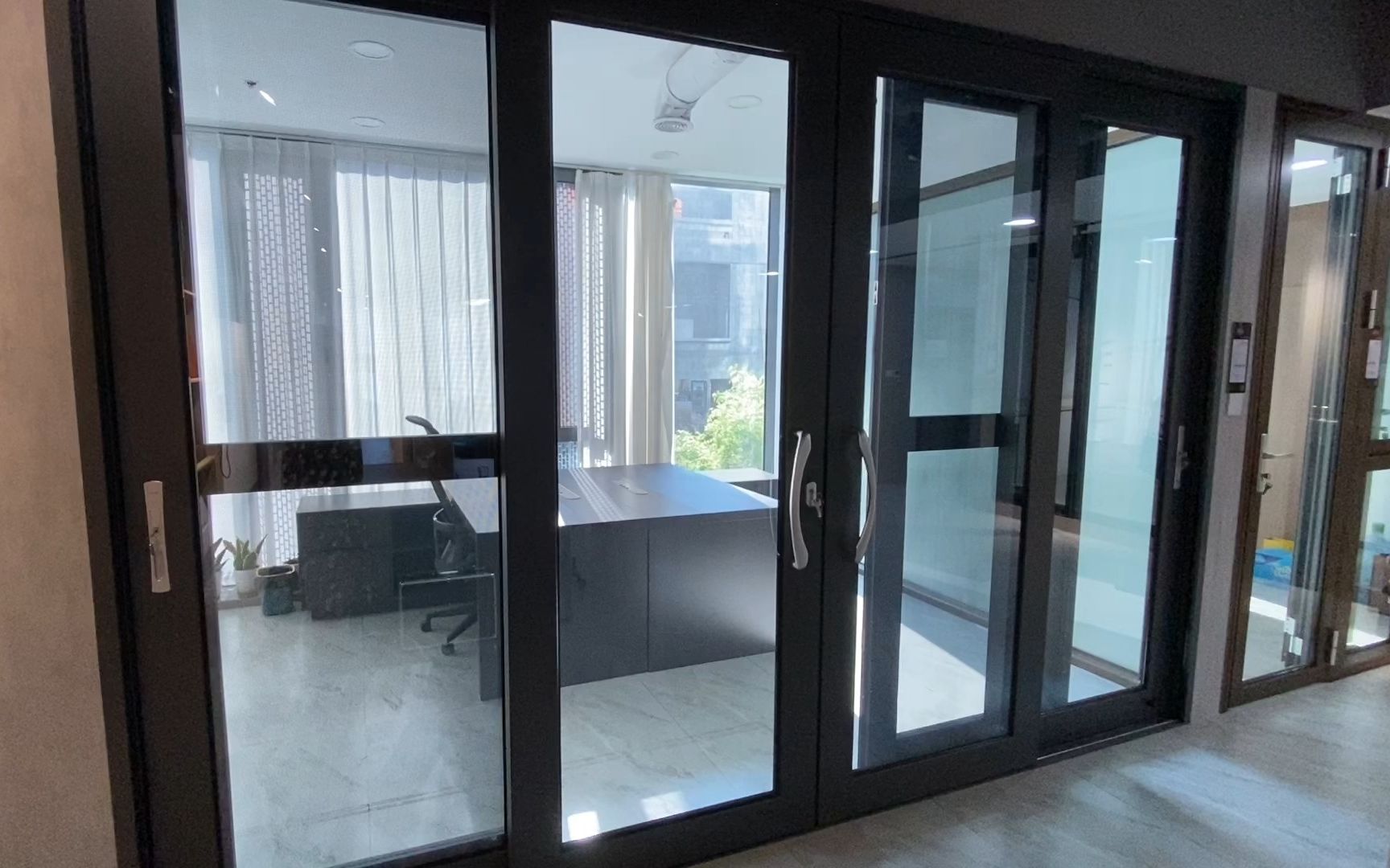 铭扬190三轨断桥重型推拉门