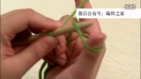 从领口往下织毛衣视频-手工编织1-零基础织围巾教程