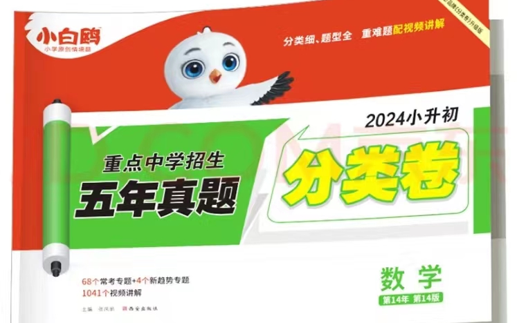 ...精讲【最新版2024年星空小升初数学绿皮分类卷 人教版】视频+PDF