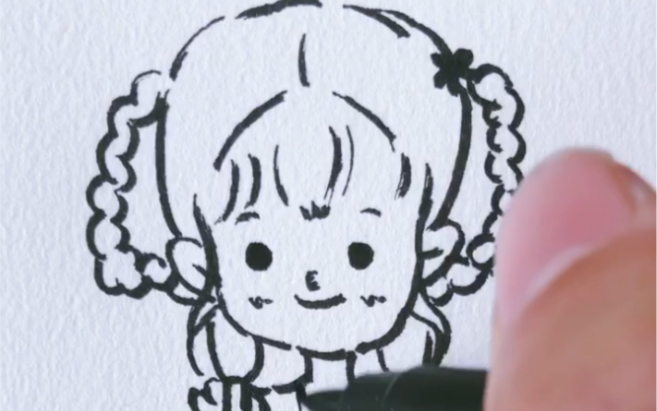 【简笔画】有点复杂的古风简笔画