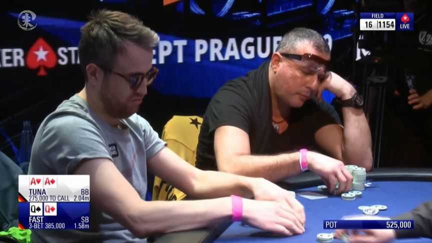 德州扑克 超级大牌面对ALL IN却还没跟 解说愣了半天才找到原因