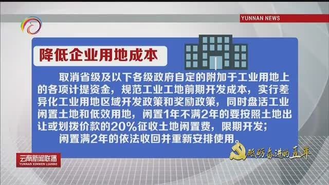 我省全力推动降低实体经济企业成本