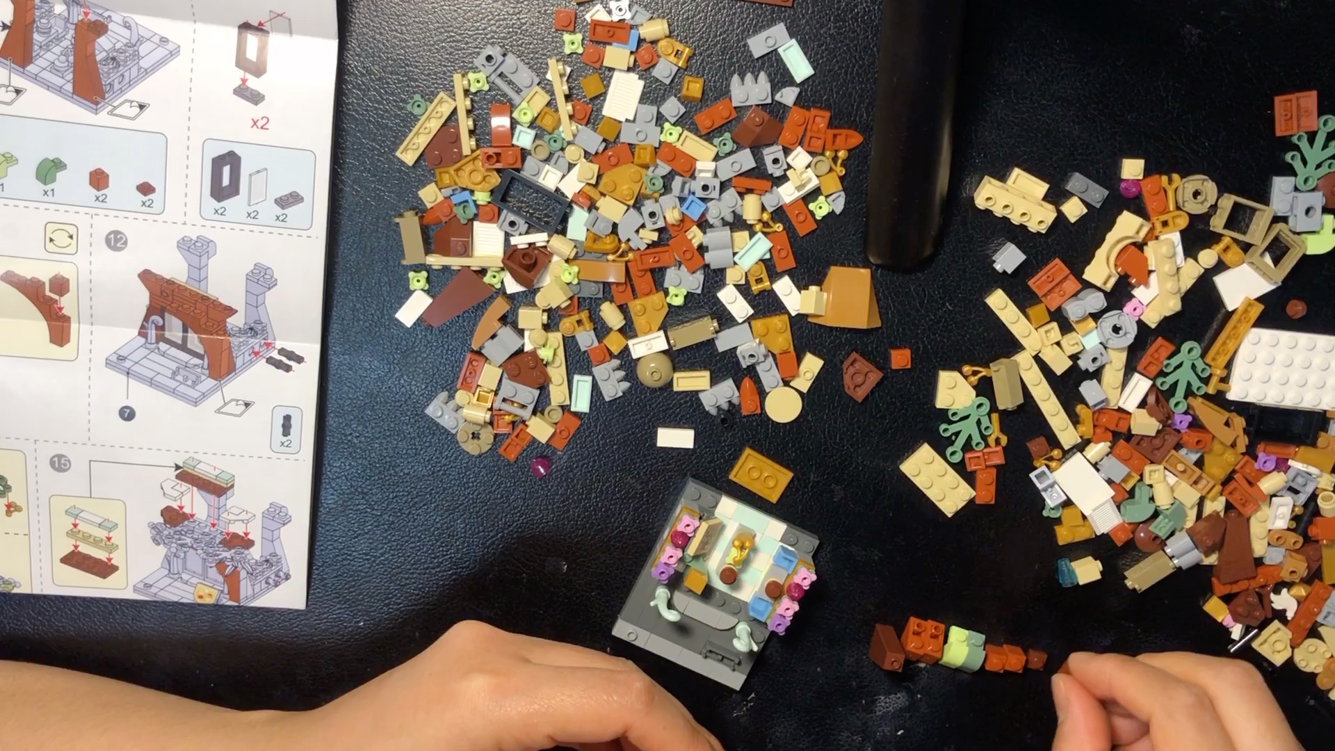 第一次拼loz小积木