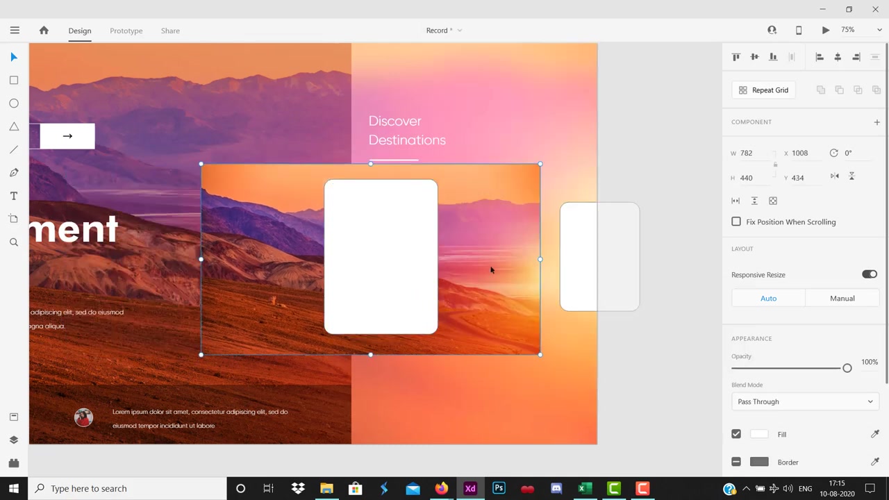 How To Make Travel Website UI Design In Adobe XD