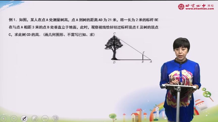 相似三角形的应用 (总复习)
