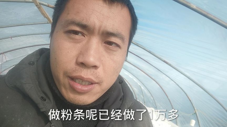 小伙家粉条今年又爆单了 相朋友们承诺任何问题包退包换 诚信经营
