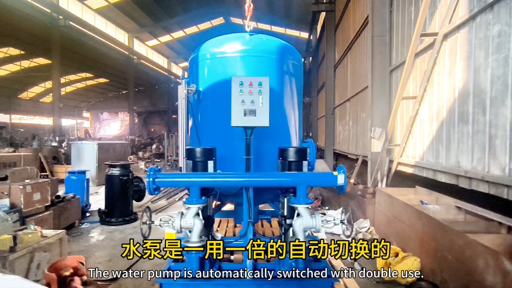 锅炉蒸汽回收机凝结水回收泵机组闭式冷凝水回收装置工作原理动画...