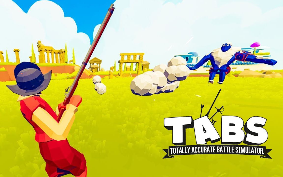 【TABS】火枪手1V1所有兵种!超级瞄准已部署 全面战争模拟器