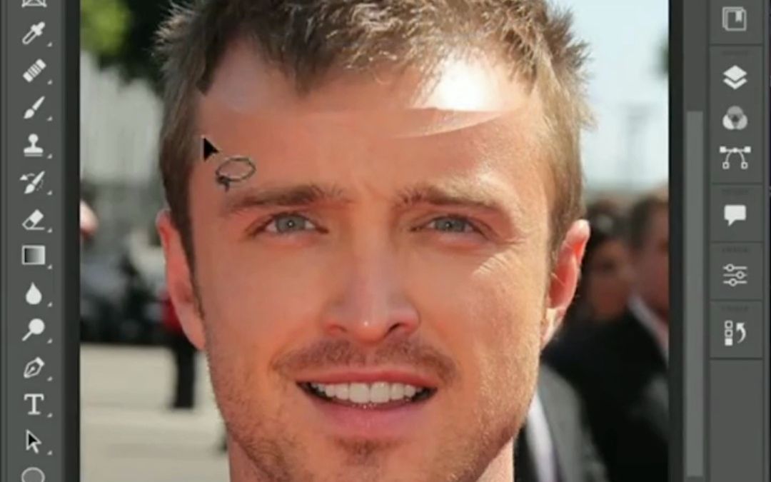 PS教程教你增加秃顶发量