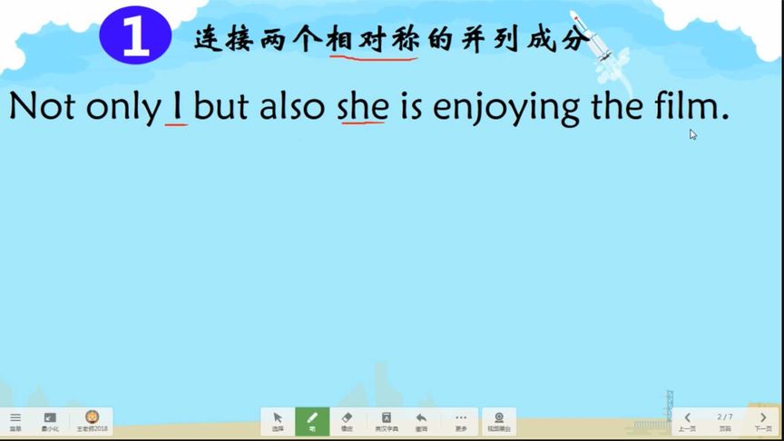 英语句型英语学习的小单元,英语句型not only .but also用法