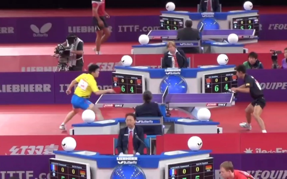 【观众视角】张继科vs樊振东 2013年巴黎世乒赛 男单第三轮