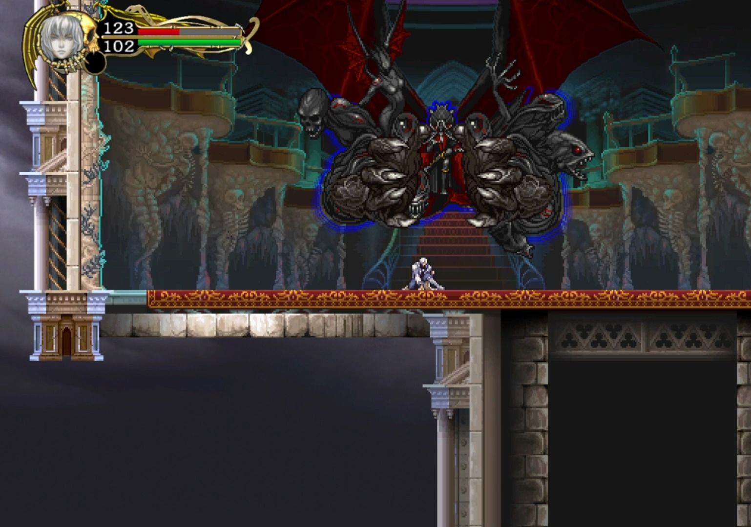 恶魔城绝望的和声苍真正常顺序开荒N6,只使用初始和商店道具P4_...