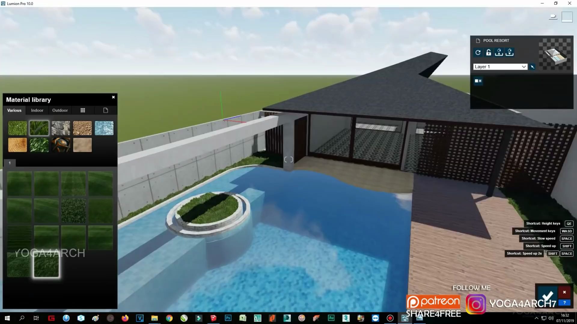 软件学习 | Lumion 10室外水景渲染教程