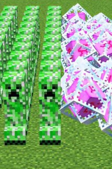 我的世界:5末影水晶+50个苦力怕能合成什么?